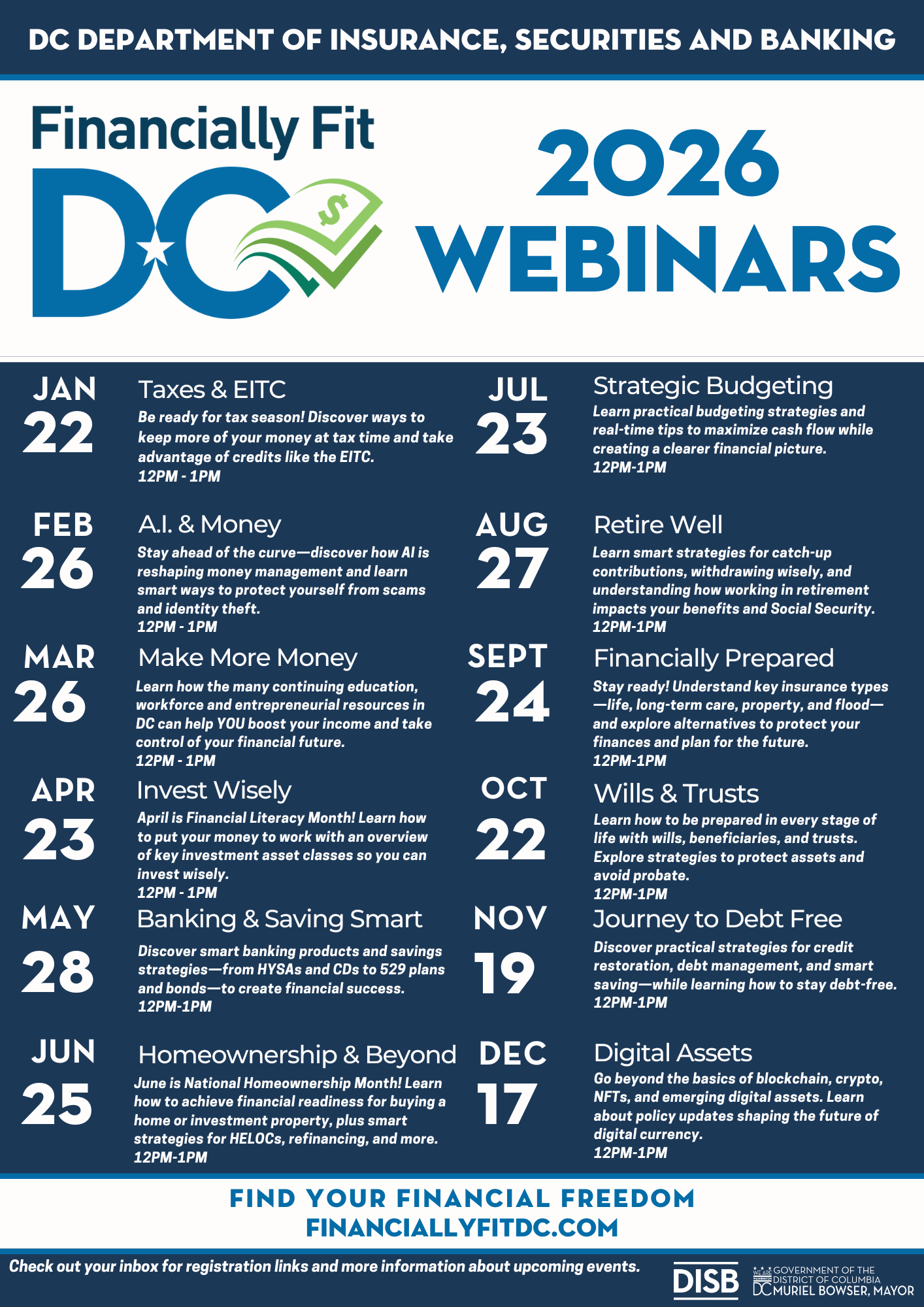 Financially Fit DC Webinar Hub