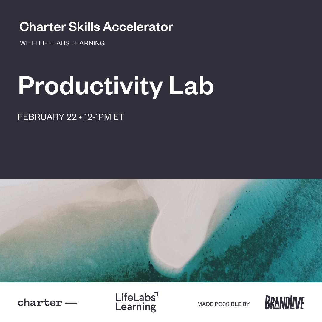 Charter Skills Accelerator with LifeLabs Learning, made possible by ... Charter Skills Accelerator with LifeLabs Learning, made possible by ...